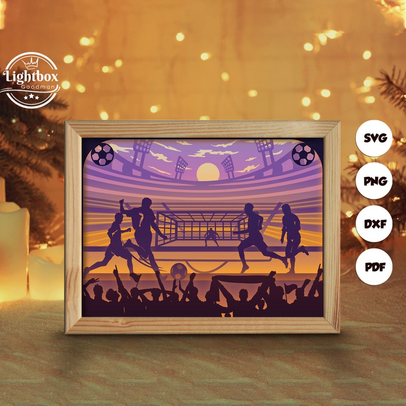 Soccer 3d Card - Etsy