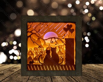 Shadow box template | Etsy