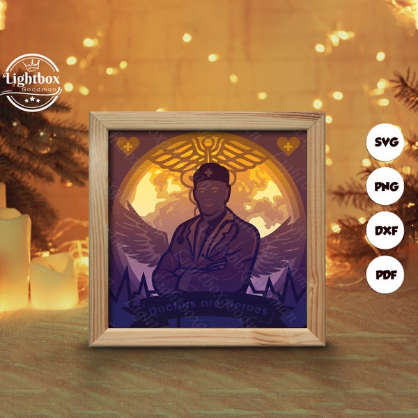 Doctor Shadow Box - Etsy