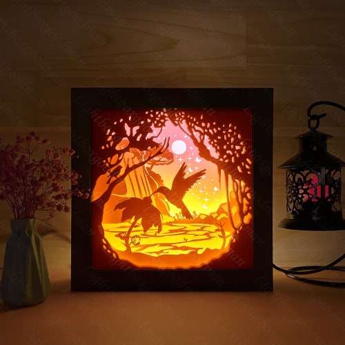 Rose Girl Light Box Template Paper Cutting Template Shadow - Etsy