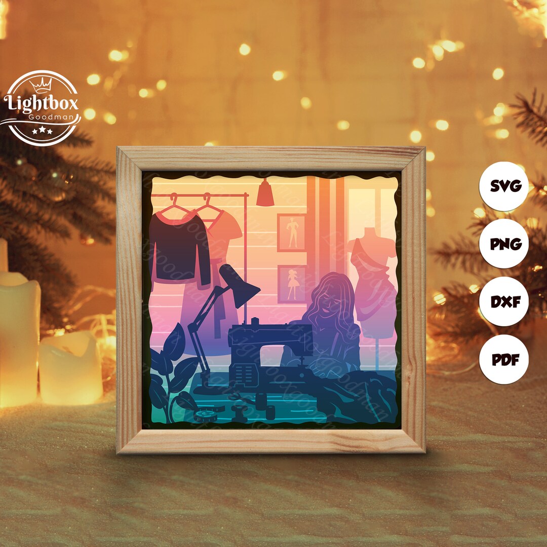 Tailor Shadow Box Files, Paper Cut Light Box Template Files, Shadow Box ...