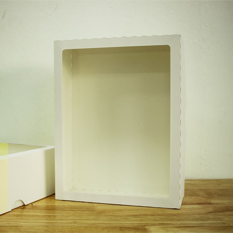 Paper Cut Light Box Frame Template 20.4x26.4cm Shadow Box - Etsy