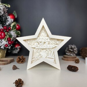 Best Teacher Star Shadow Box Svg for Cricut Projects DIY 3D - Etsy Canada
