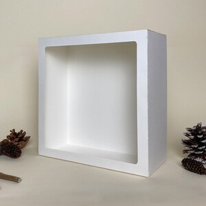 Paper Cut Light Box Frame Template 20.4x20.4 Cm - Shadow Box Template ...