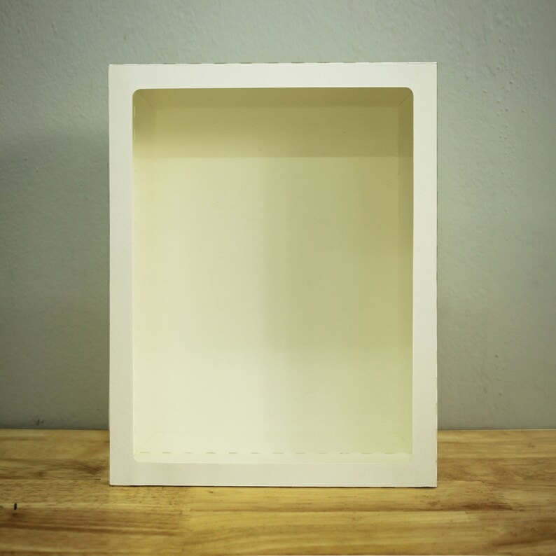 Paper Cut Light Box Frame Template 20.4x26.4cm Shadow Box - Etsy