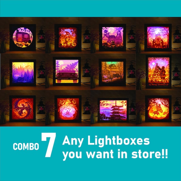 Light Box Template - Etsy