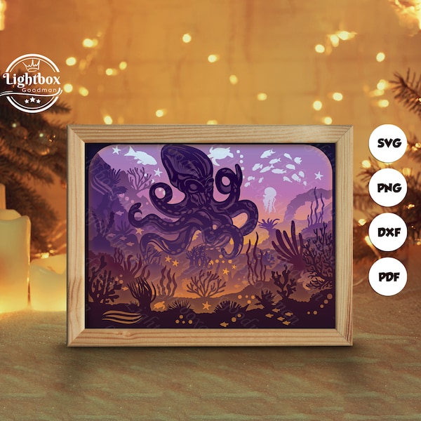 Octopus Template - Etsy