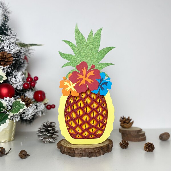 3d Paper Pineapple - Etsy