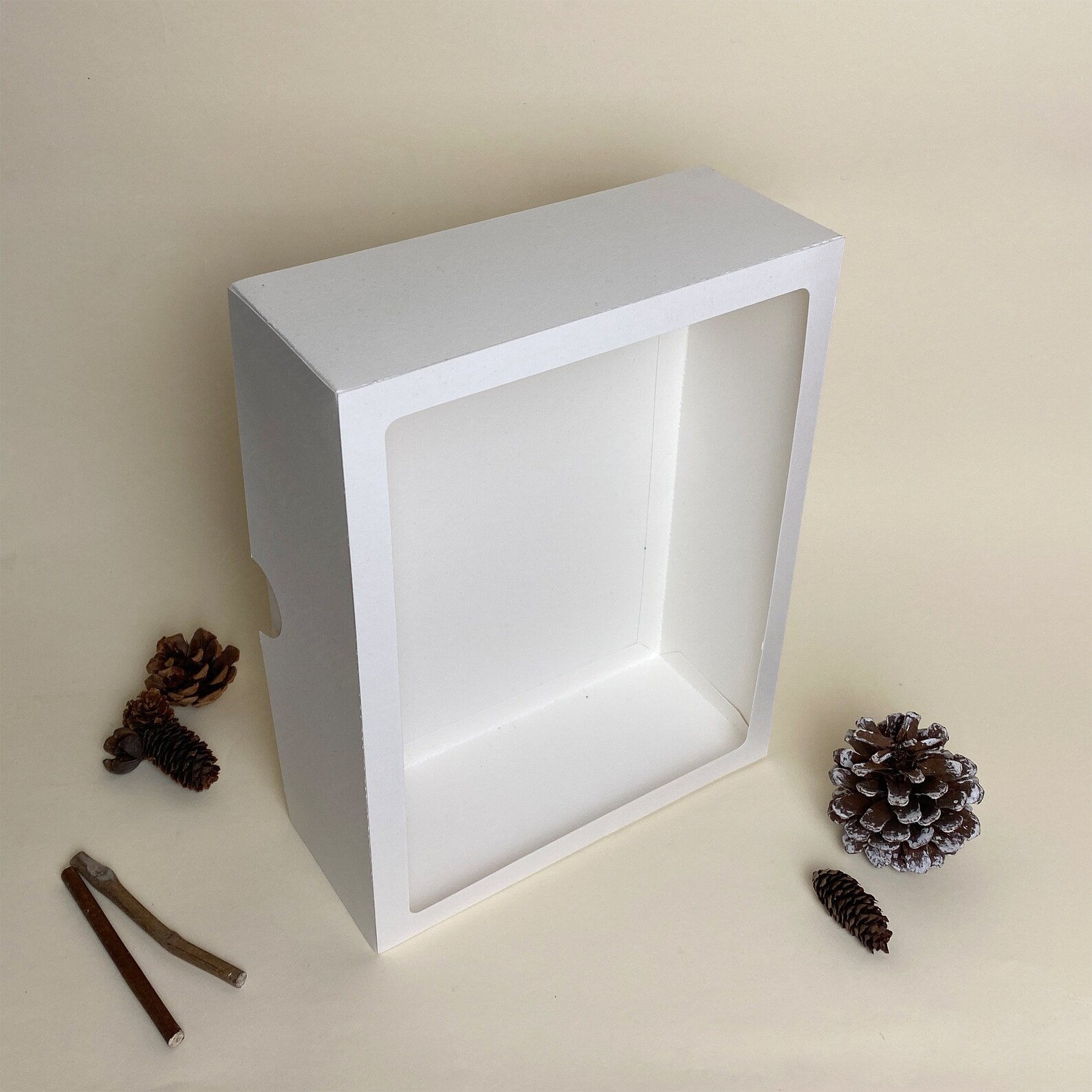 Paper Cut Light Box Frame Template 20.4x26.4 Cm - Shadow Box Template ...