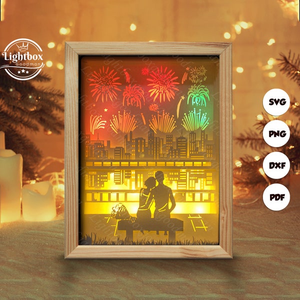 Shadow Box Card Svg - Etsy