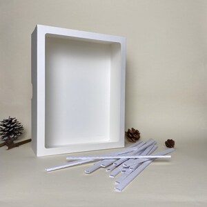 Frame and Spacer Paper Template 20.4x26.4 Cm - Shadow Box Template - 3D ...