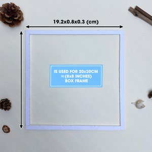 Paper Spacers Digital File DIY for Square Box, 3D Shadow Box, 3D Light ...