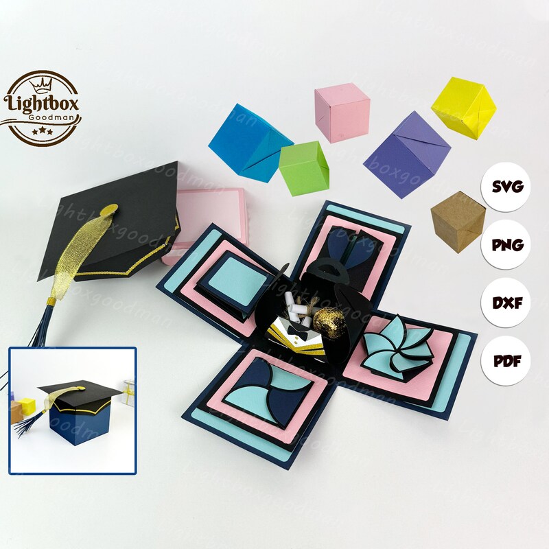 Exploding Box Svg - Etsy