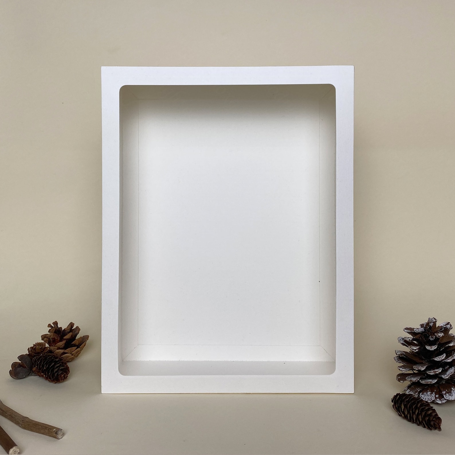 Paper Cut Light Box Frame Template 20.4x26.4 Cm - Shadow Box Template ...