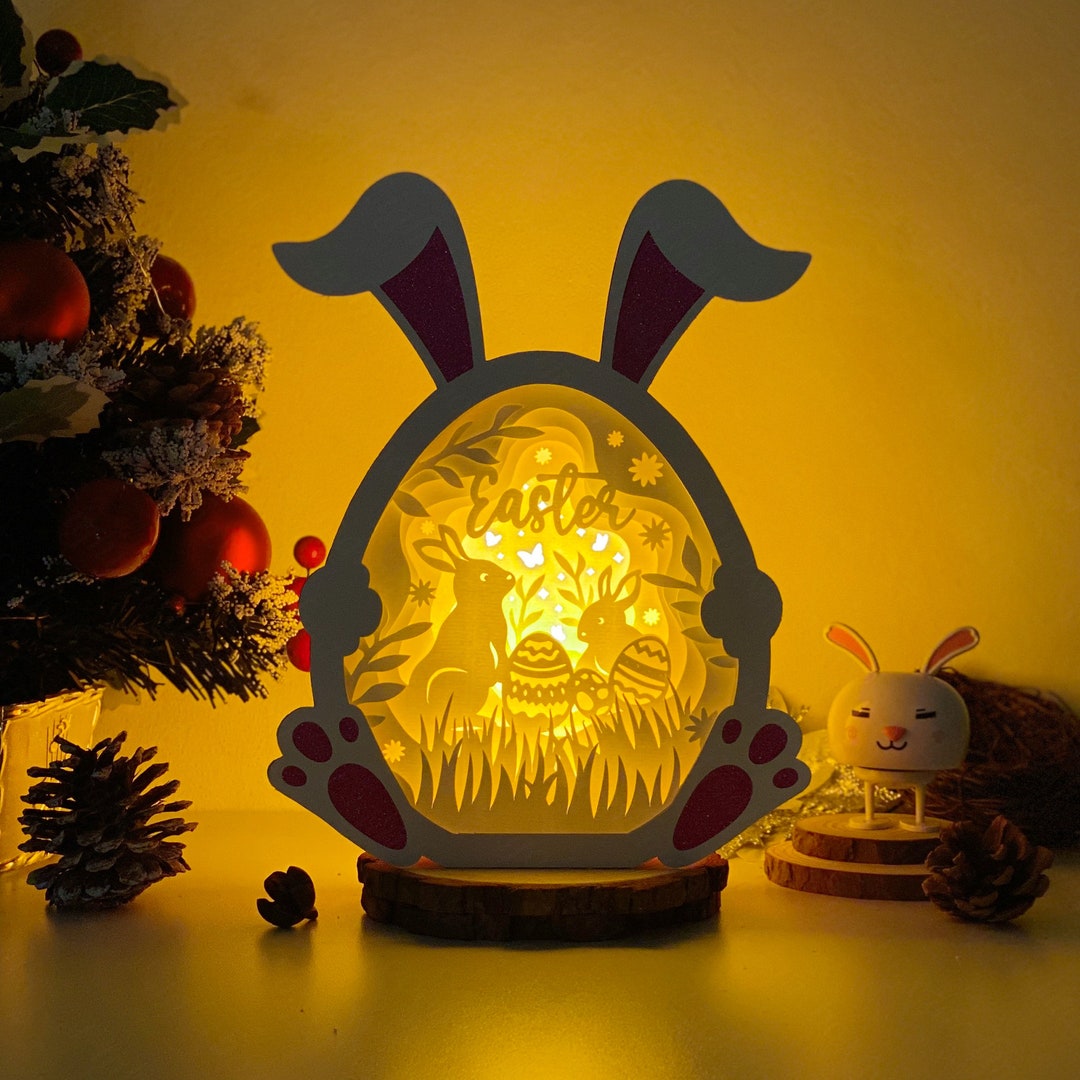 Easter 5 Shadow Box Svg, Easter Egg Svg, Egg Paper Lantern Svg, Cricut ...