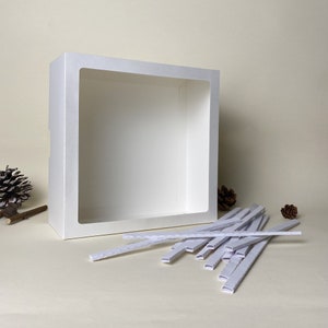 Frame and Spacer Paper Template 20.4x20.4 Cm - Shadow Box Template - 3D ...