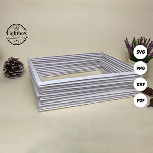 Flexi Paper Spacers Digital File DIY for Rectangle Box, 3D Shadow Box ...