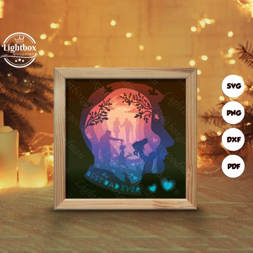 Fathers Day 3D Shadow Box - Etsy