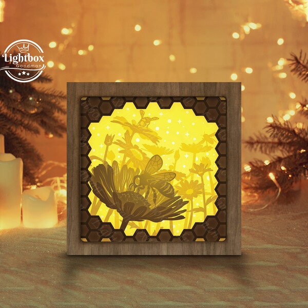 Bee Shadow Box - Etsy