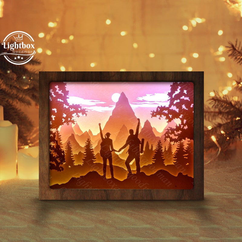 Lighted Shadow Box - Etsy