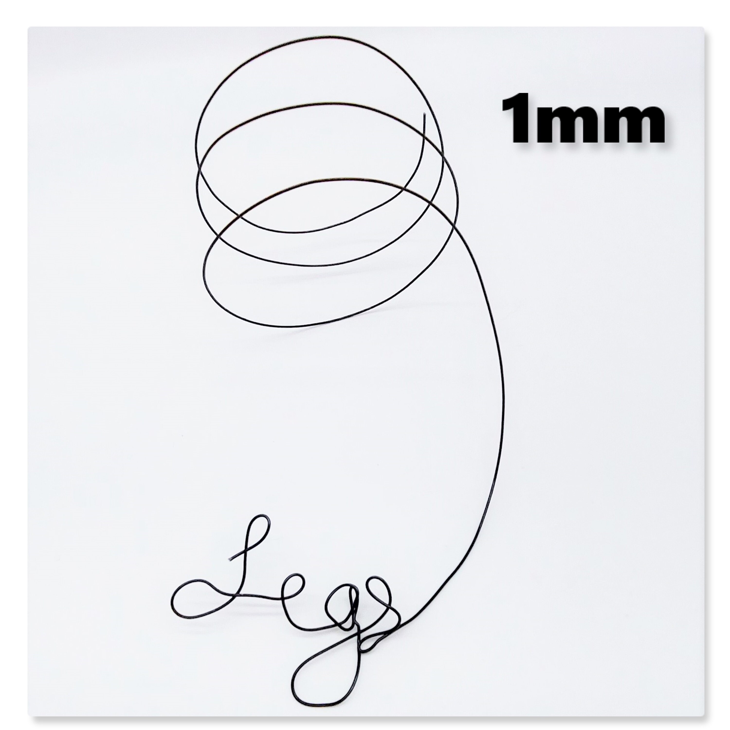 Black Armature Wire 1mm wire wire for felt sculptures bird | Etsy