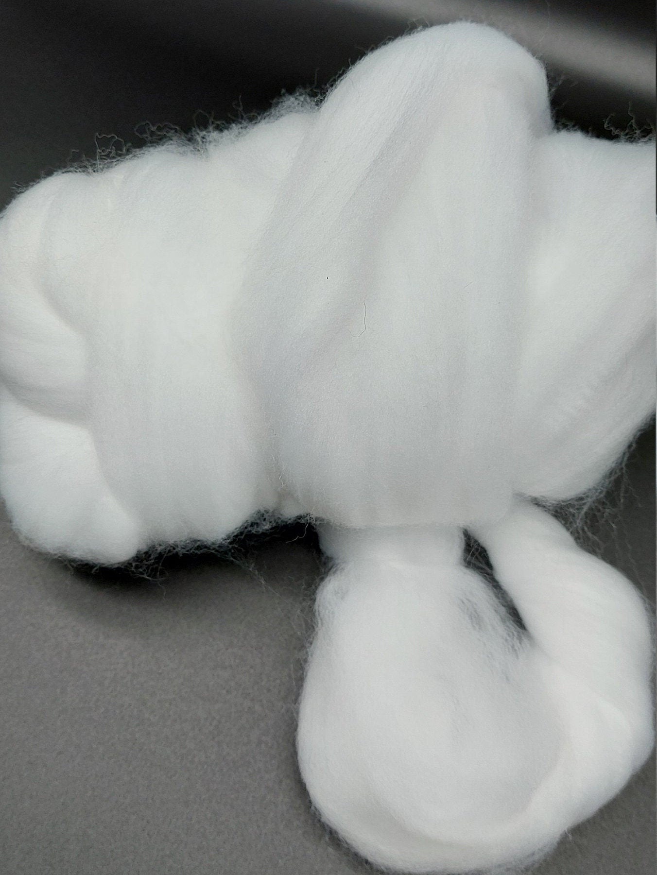Specialty felting fibre white Faux cashmere like fibre | Etsy
