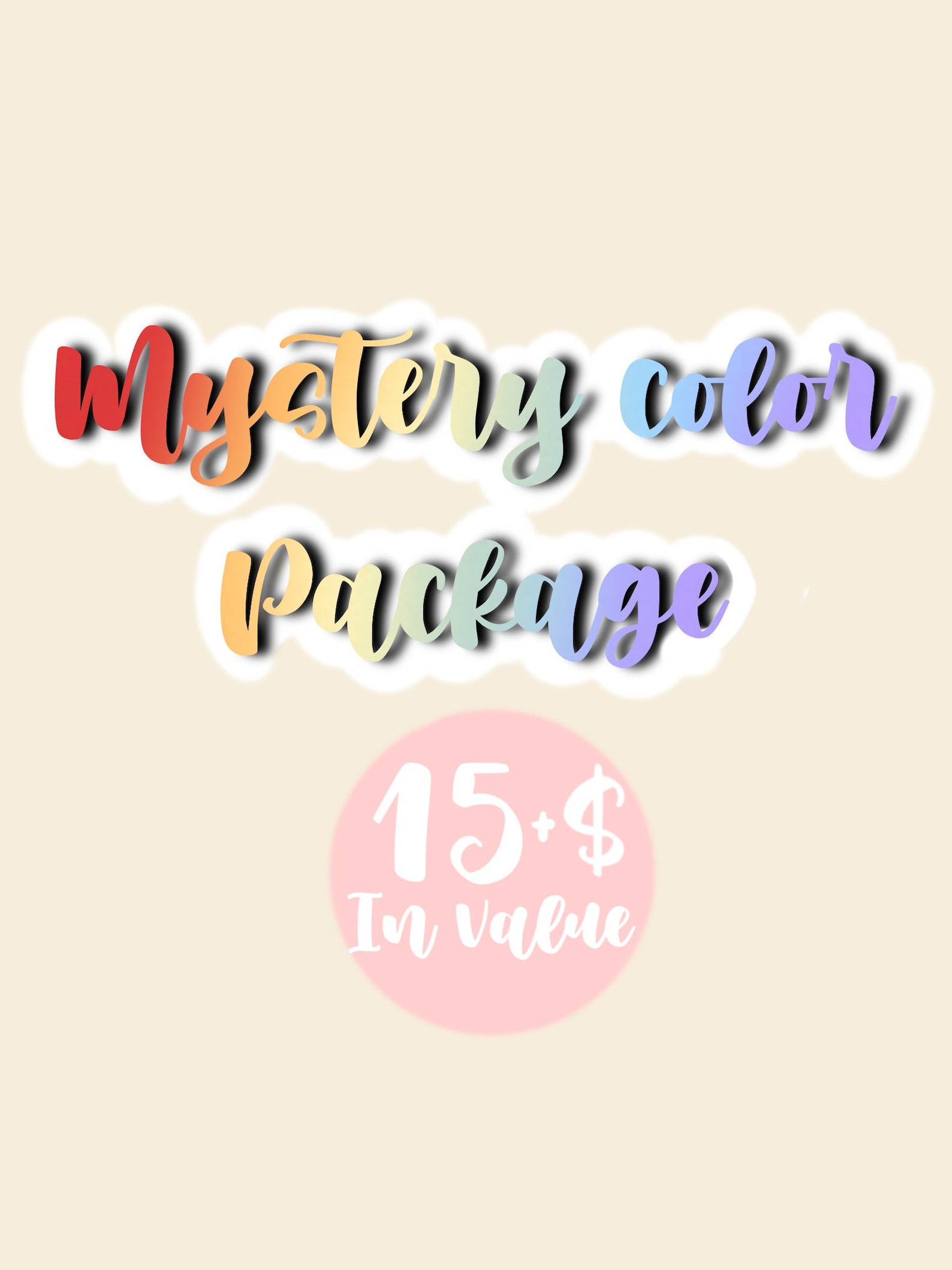 Mystery Color Box - Etsy