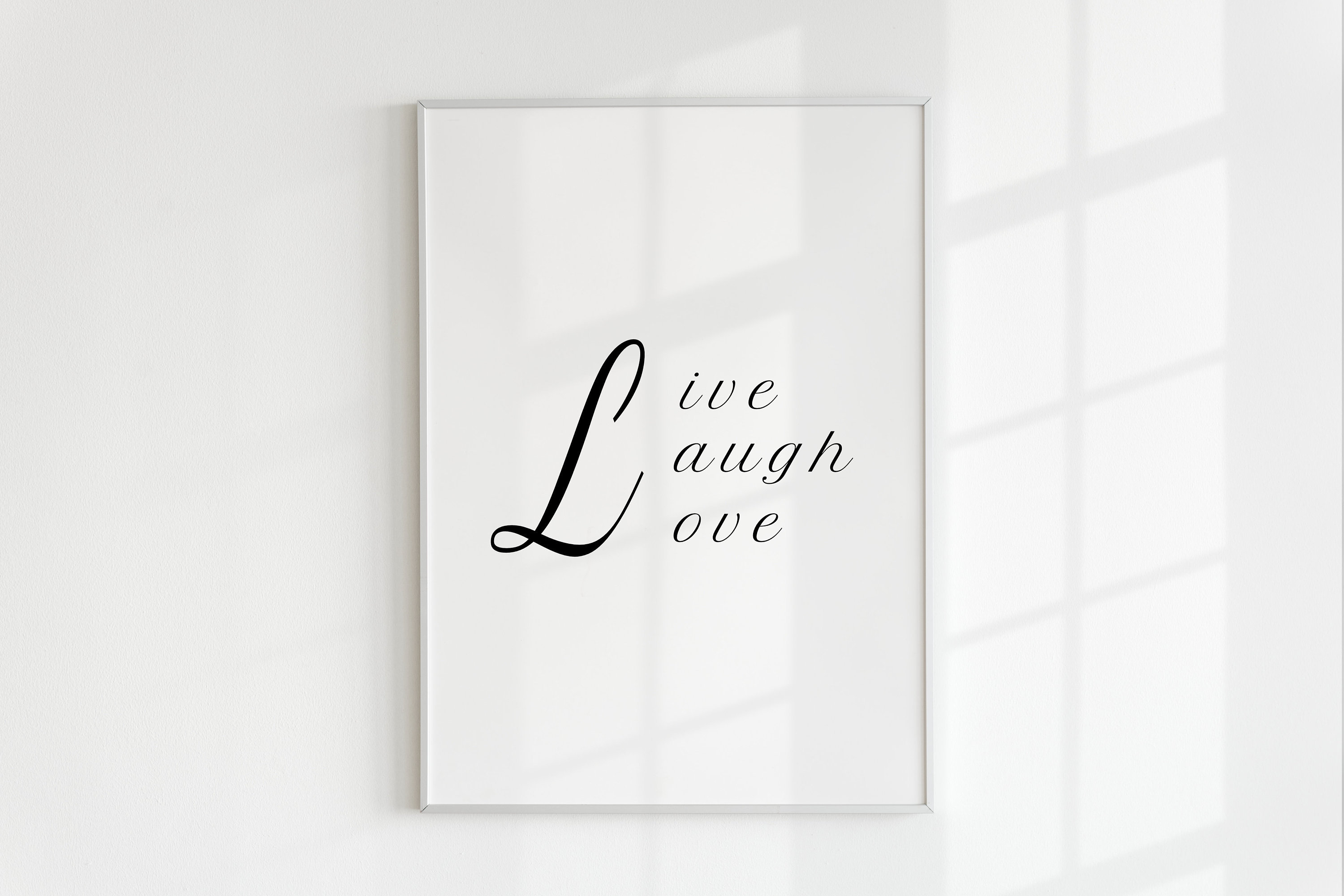 Live Laugh Love Print Quote Print Quote Wall Art Poster | Etsy