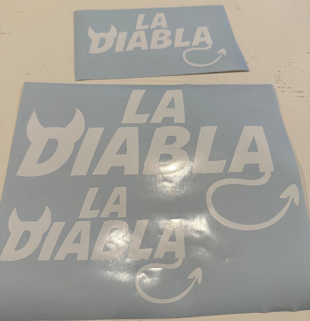 La Diabla Decal / Decal / XAVI / Sticker / Diabla / Corridos / Car ...