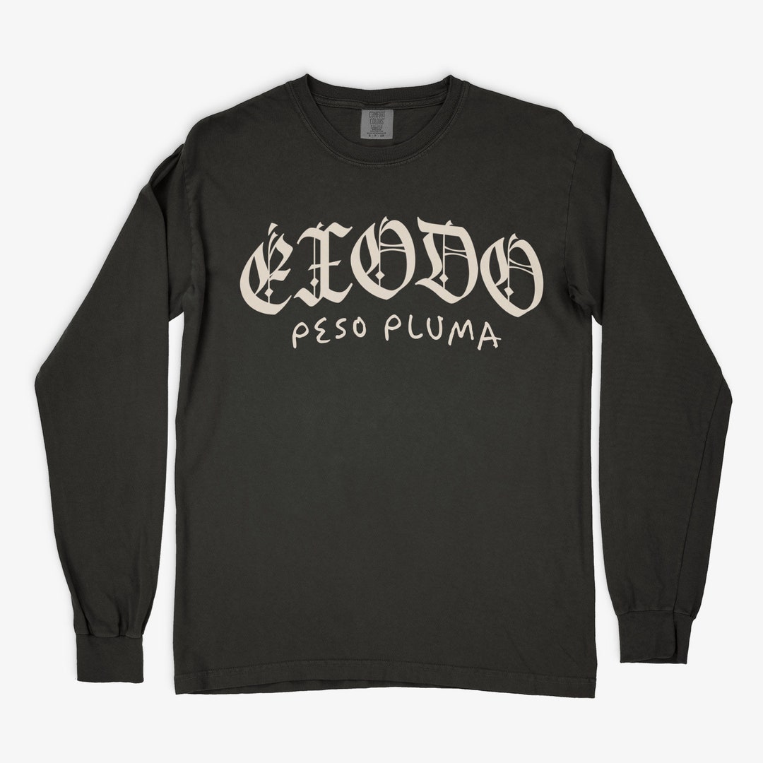 Exodo, Peso Pluma, Exodo Merch , Fan Merch , Long Sleeve , Pepper Color ...