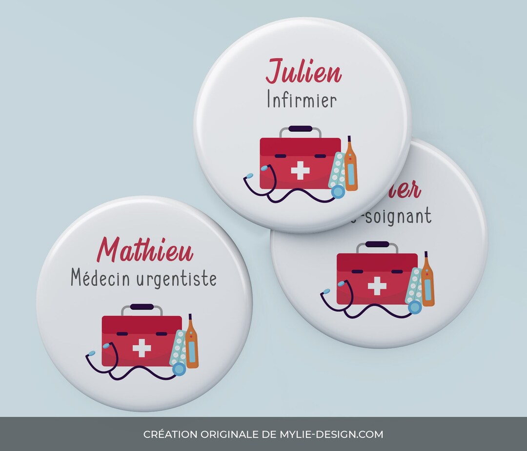 Customizable Badge - Medical Profession - Etsy
