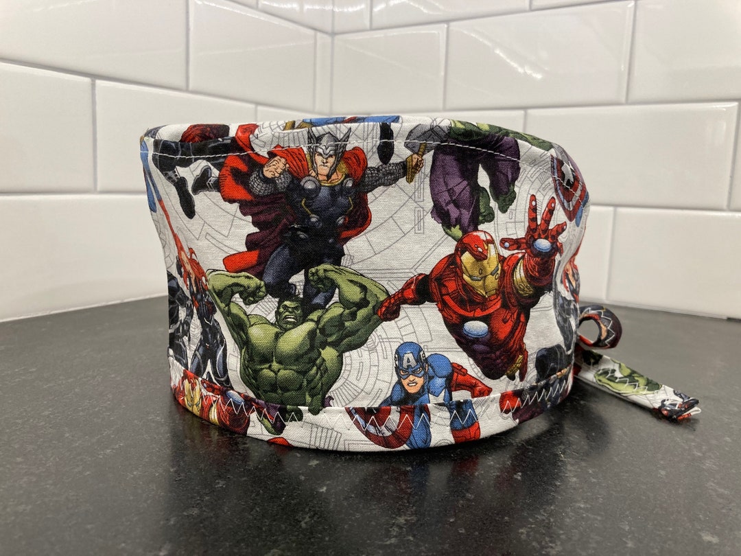 Surgical/scrub Cap Marvel Characters ships Within 24 Hrs - Etsy