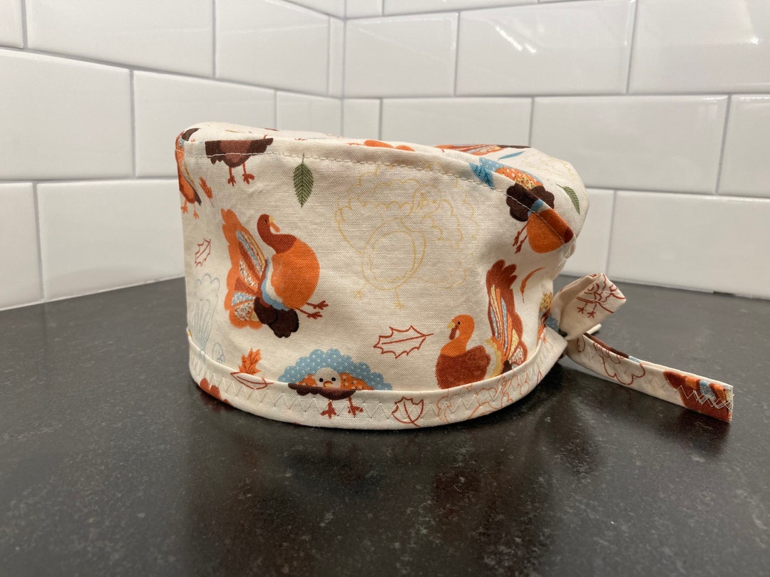 Surgical/scrub Cap Calico Turkeys ships Within 24 Hrs - Etsy