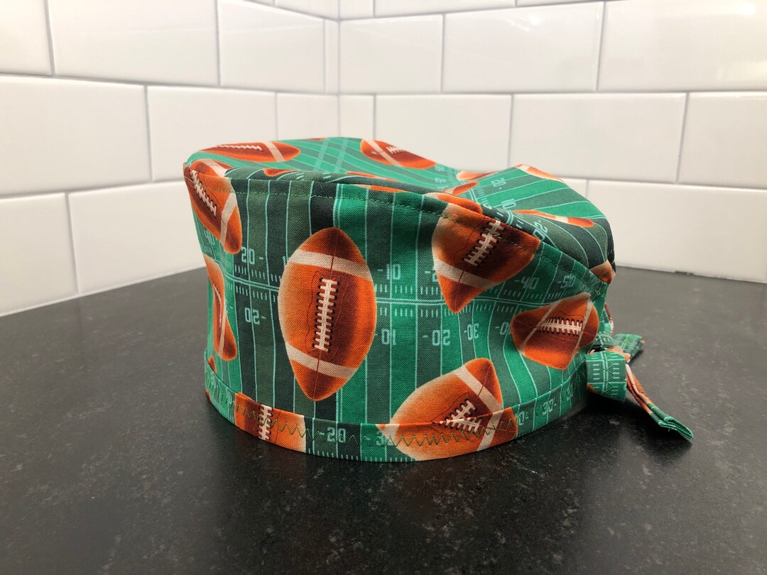 Surgical/scrub Cap - Football Field (ships Within 24 Hrs) - Etsy