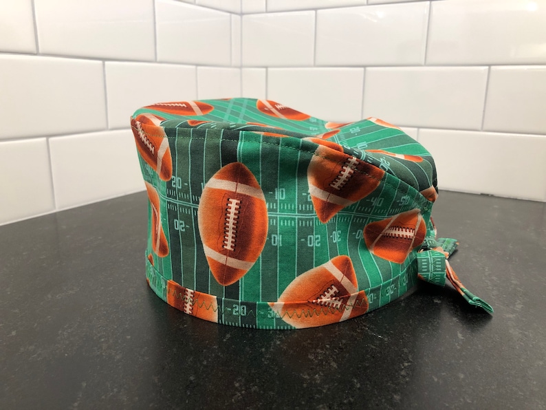 Surgical/scrub Cap - Football Field (ships Within 24 Hrs) - Etsy
