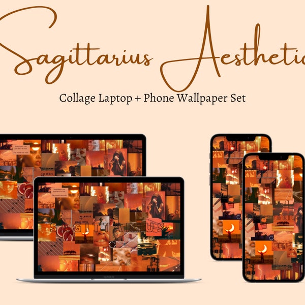 Sagittarius Aesthetic Wallpaper - Etsy