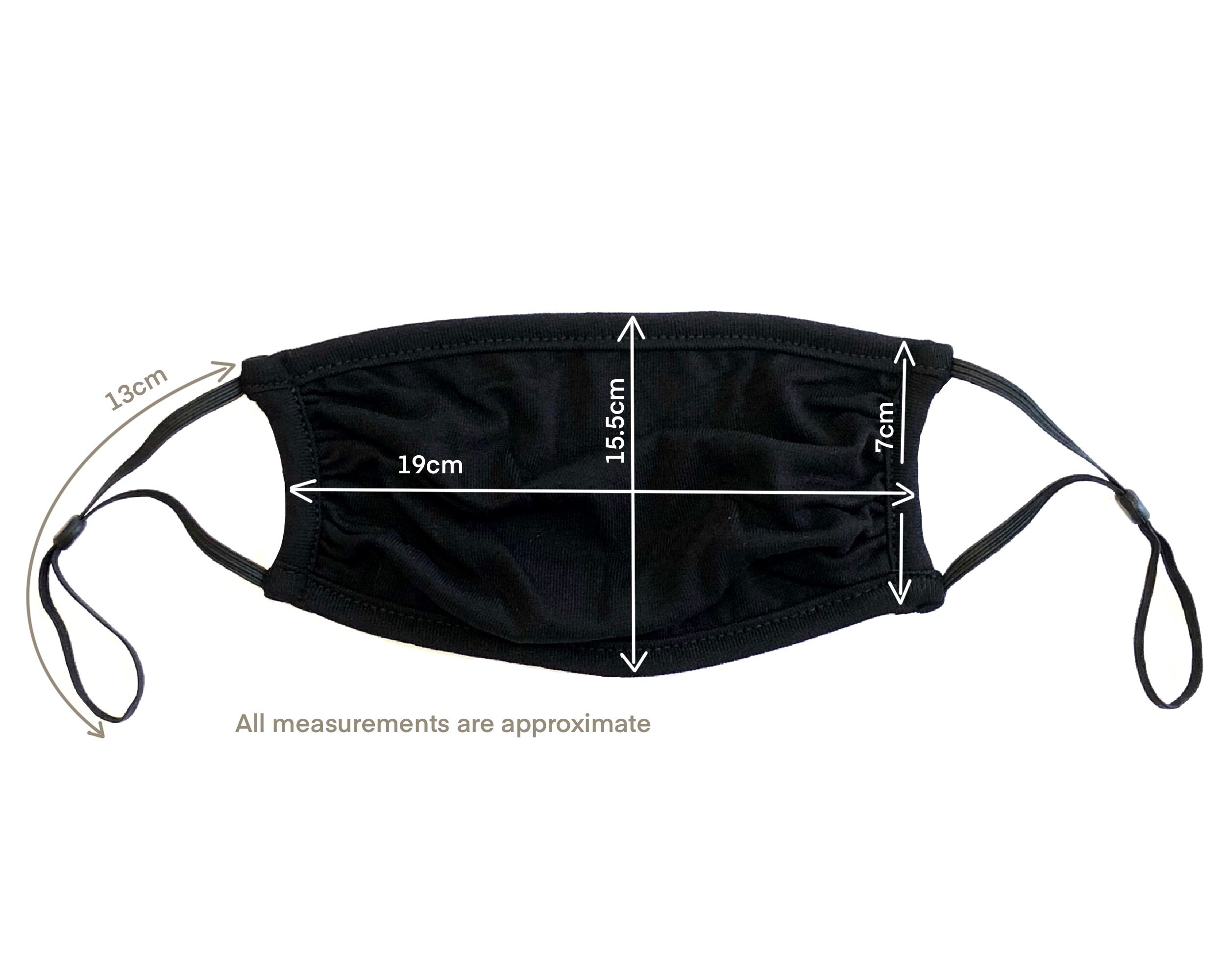 Face Mask FILTER POCKET 5 FREE Filters. Adjustable Face - Etsy