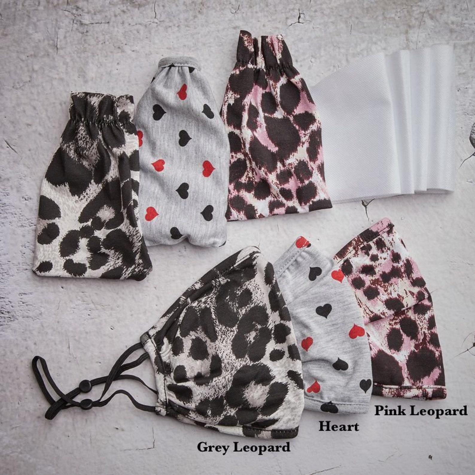 Face Mask FILTER POCKET 5 FREE Filters. Adjustable Face - Etsy