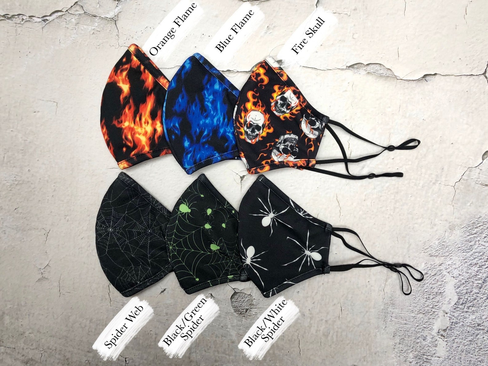 TRIPLE LAYER Face Mask. Made in UK Face Mask. Adjustable | Etsy UK