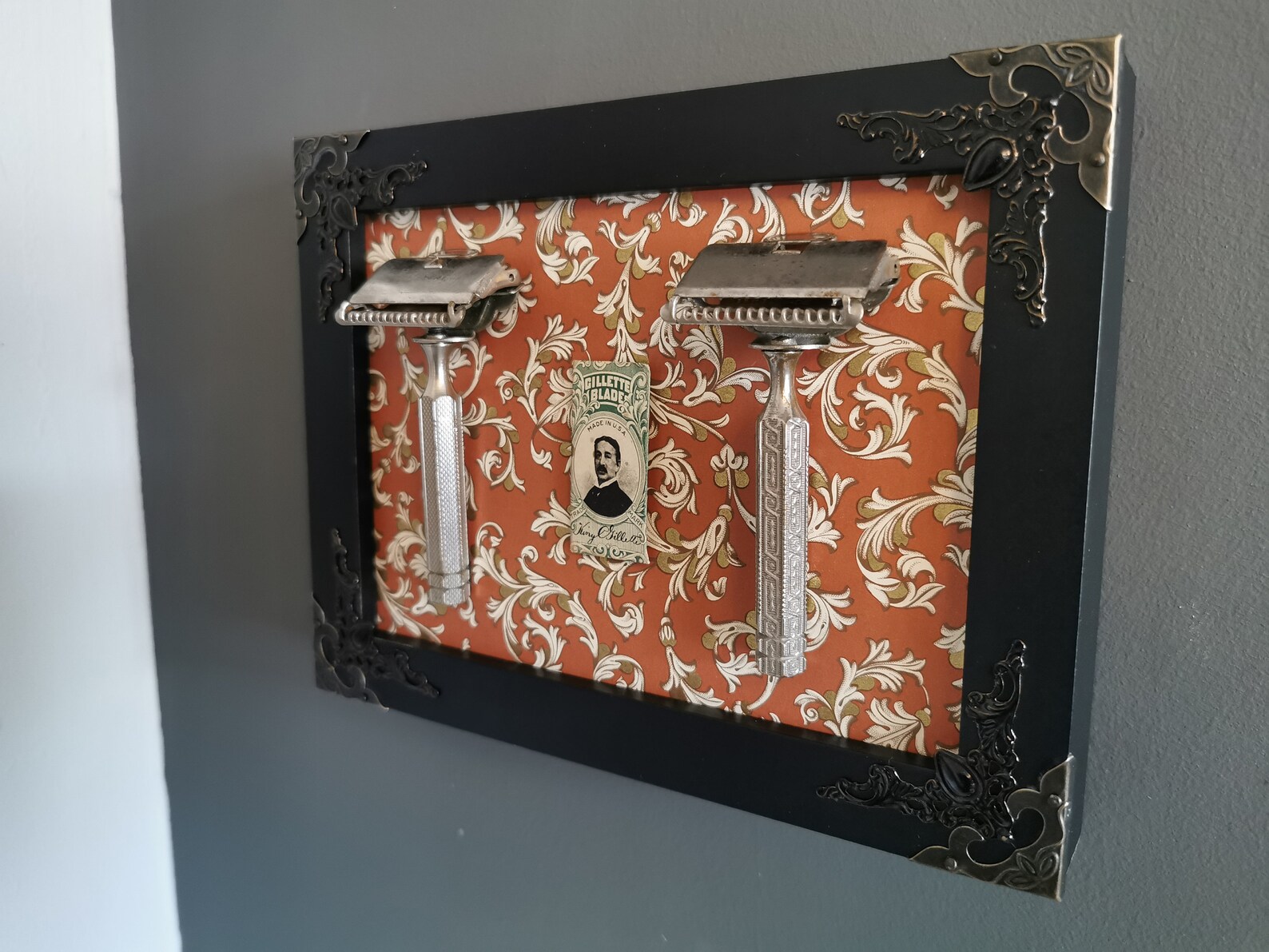 Framed Antique Safety Razors. - Etsy