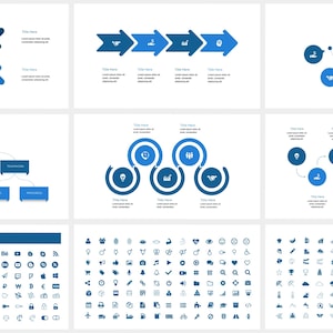 Blue Presentation, Clean Business Pitch Deck Template, Simple ...