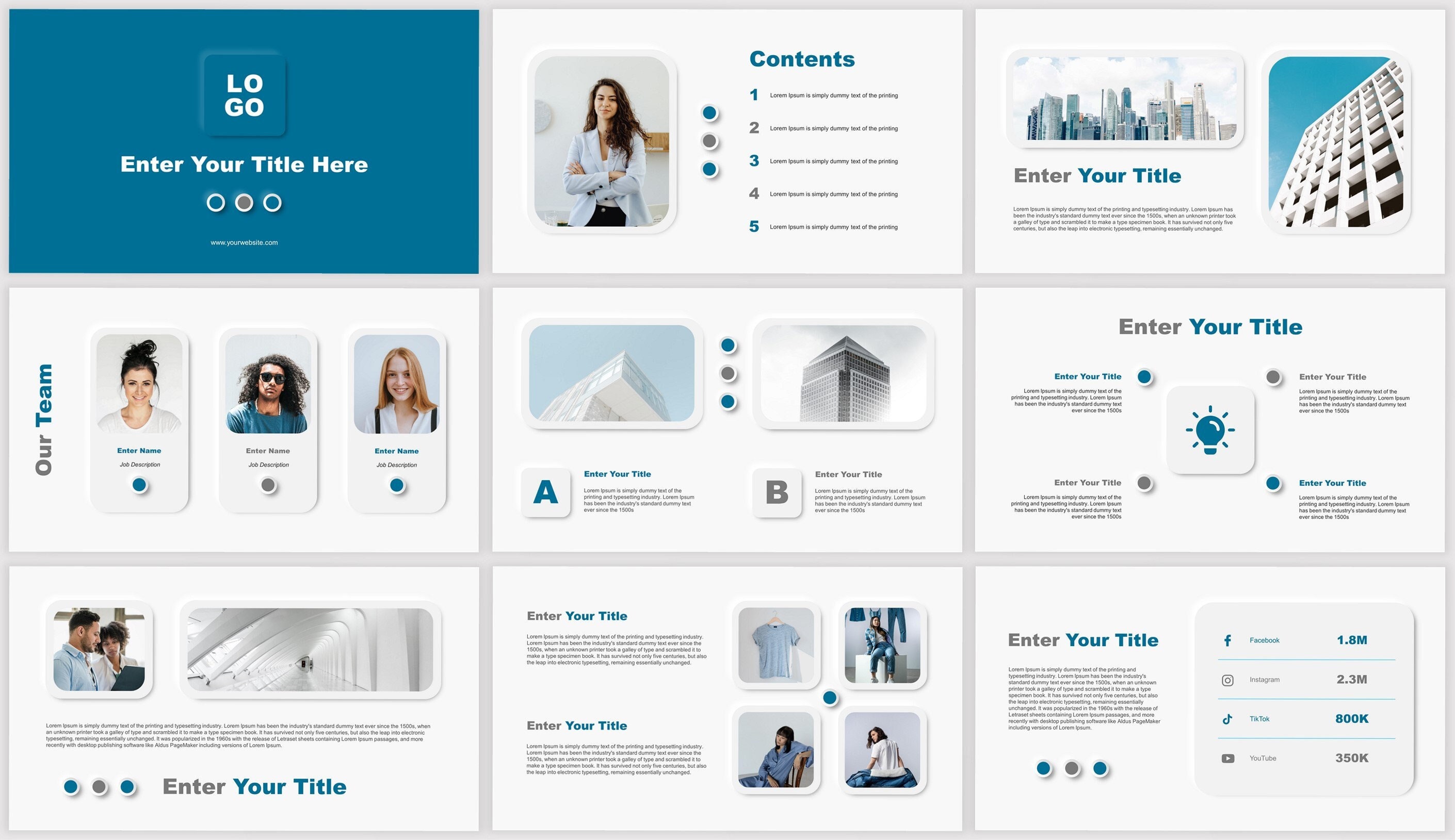 Neumorphic Powerpoint Template, Neumorphism Powerpoint Design, 3D ...