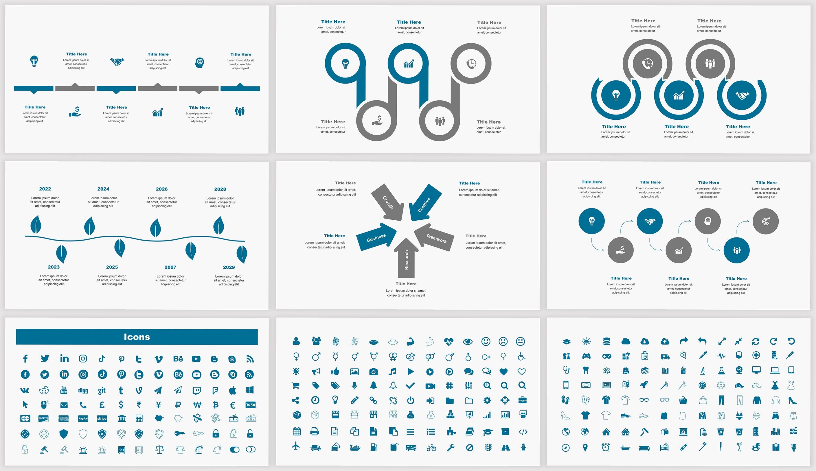 Neumorphic Powerpoint Template, Neumorphism Powerpoint Design, 3D ...