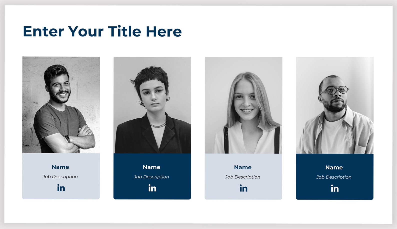 Blue Powerpoint Presentation Template Navy Dark Blue, Clean Business ...