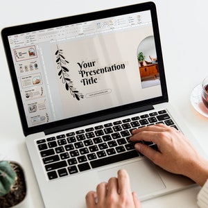 Beige Powerpoint Presentation Template, Minimal Modern Presentation ...