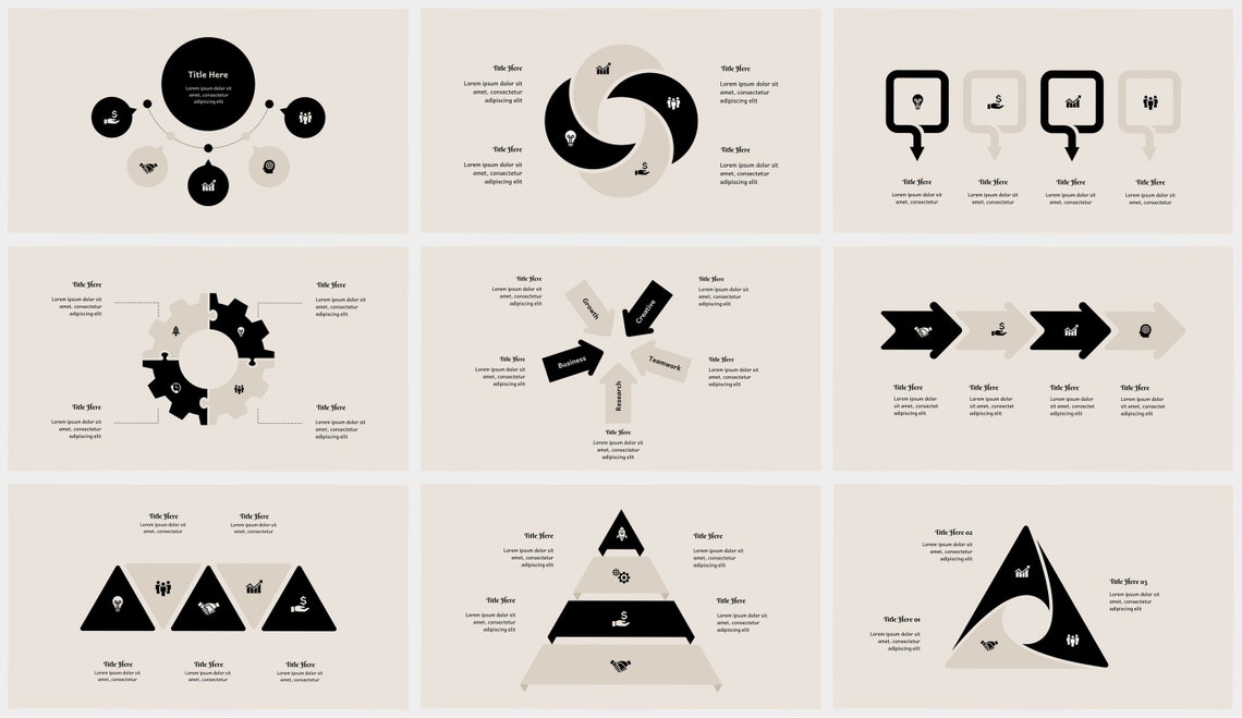 Beige Powerpoint Presentation Template, Minimal Modern Presentation ...