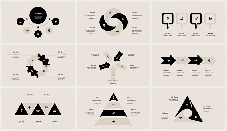 Beige Powerpoint Presentation Template, Minimal Modern Presentation ...