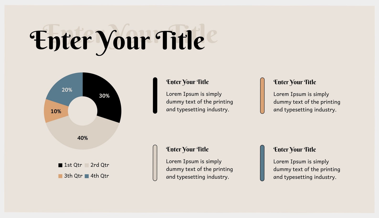 Beige Powerpoint Presentation Template, Minimal Modern Presentation ...