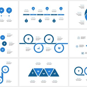 Blue Presentation, Clean Business Pitch Deck Template, Simple ...