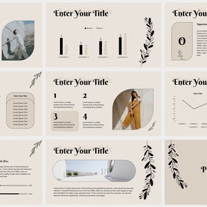Beige Powerpoint Presentation Template, Minimal Modern Presentation ...
